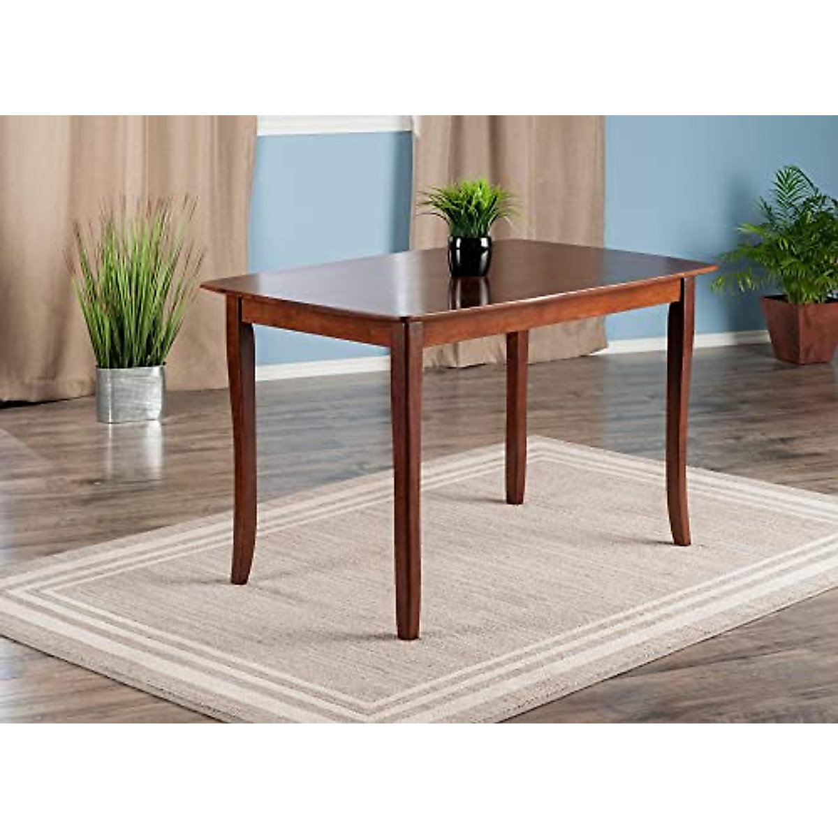Winsome Inglewood Dining Table, Walnut, 47.24x29.53x29.13