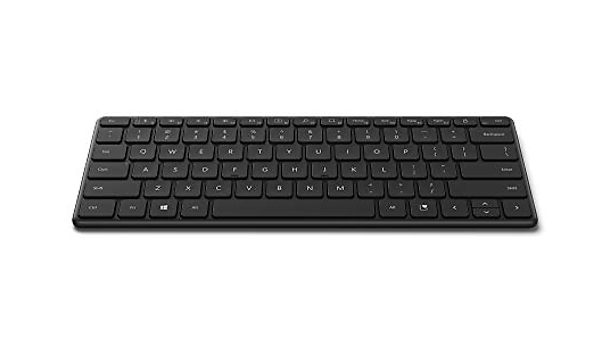 Microsoft Designer Compact Keyboard - Wireless Bluetooth & Space Saving