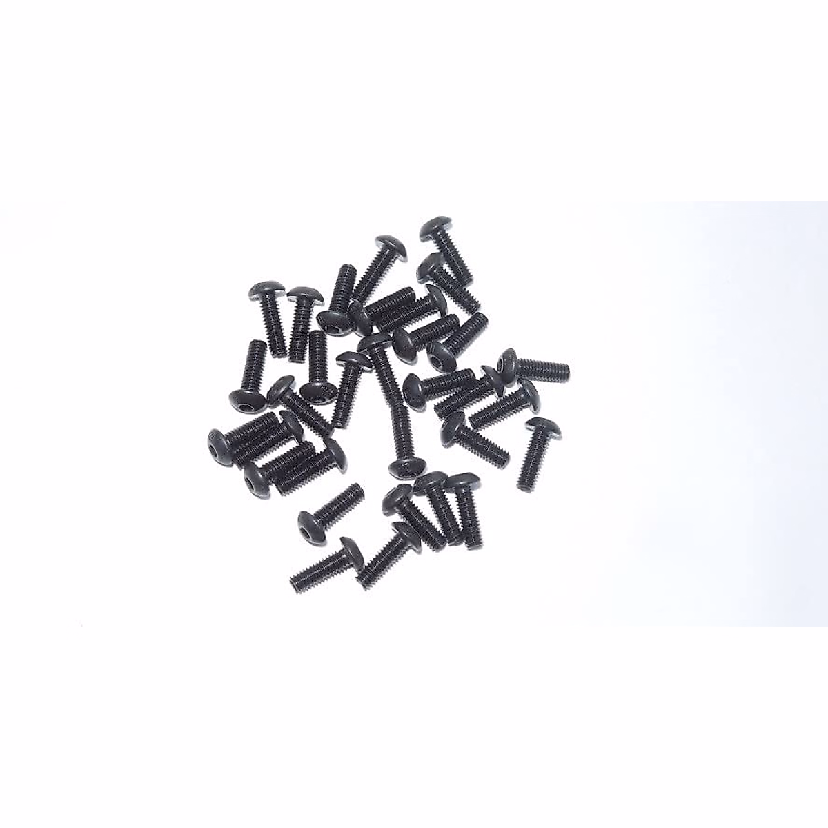 SSD RC M2.5 x 8mm Button Head Screws Black (32)