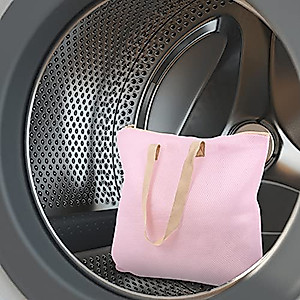 OSALADI Mesh Laundry Bags Mesh Wash Bag for Delicates Underwear with Premium Zipper Clothing Washing Bags for Laundry Travel Storage Bag Pink