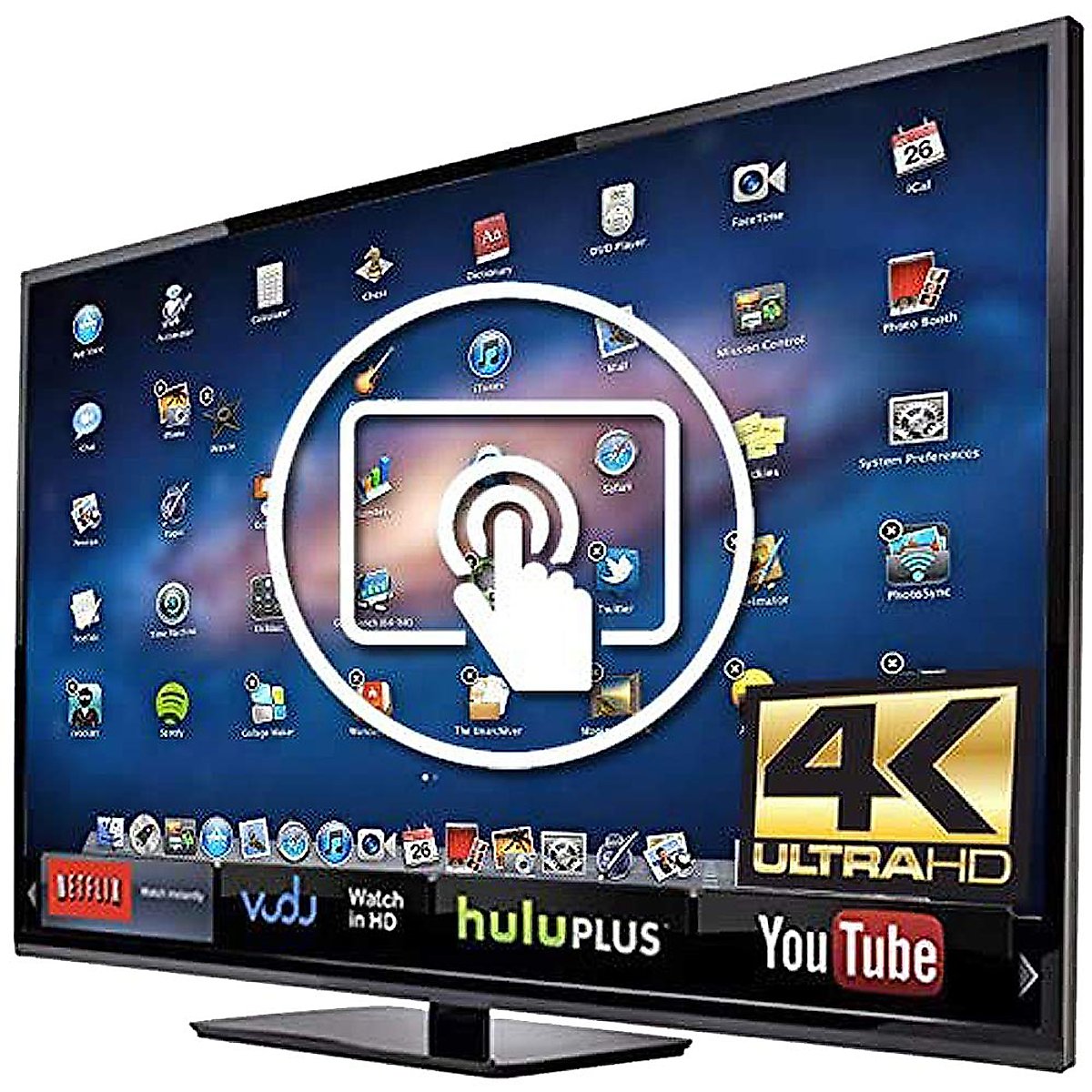 Music Computing MCLCDTTV8410 Motion Command 84" 10 Touch 4K/3D Touchscreen Smart TV