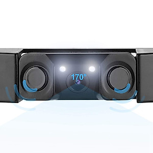 Sonew Car Backup Camera, Full Front Car Video Recorder Reverse Camera Kit with 2LED, Easy Installation, Waterproof