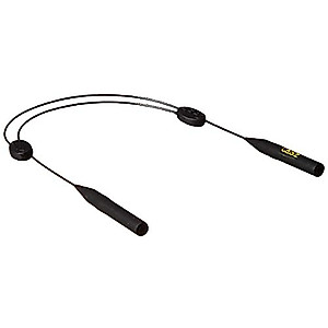 Cablz Skinnyz Original Eyewear Retainer | Black Stainless Cable Eyewear Retainer Strap | 14 inch - Extra Small End