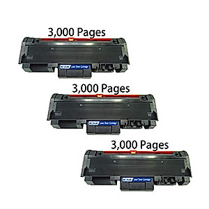 Green Toner Supply (Pack of 3) Compatible Replacement MLTD116L MLT-D116L Toner Cartridges MLT D116L 116L 116 [3-Pack Black] for SL-M2825DW SL-M2875FD SL-M2875FW SL-M2835DW SL-M2885FW Laser Printer