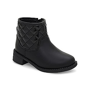 OshKosh B'Gosh Girls Loure Fashion Boot, Black, 11 Little Kid
