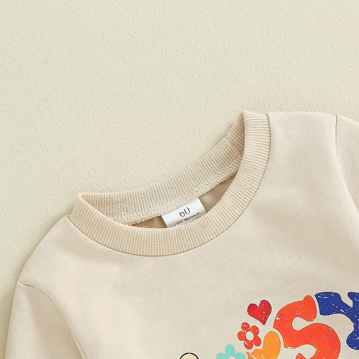 BOIBOKOKO Newborn Baby Girl Boy Clothes Sassy Little Soul Long Sleeve Romper Jumpsuit Cute Fall Winter Outfit (Beige-CC, 3-6 Months)