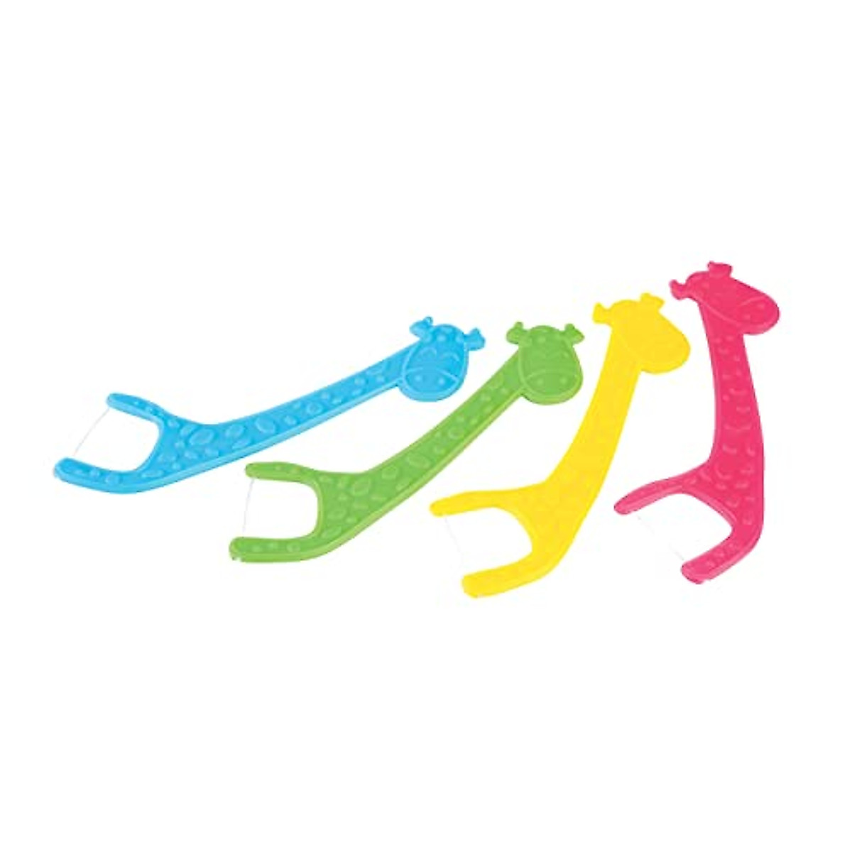 SmileGoods Giraffe Flossers, Individually Wrapped, Box of 200