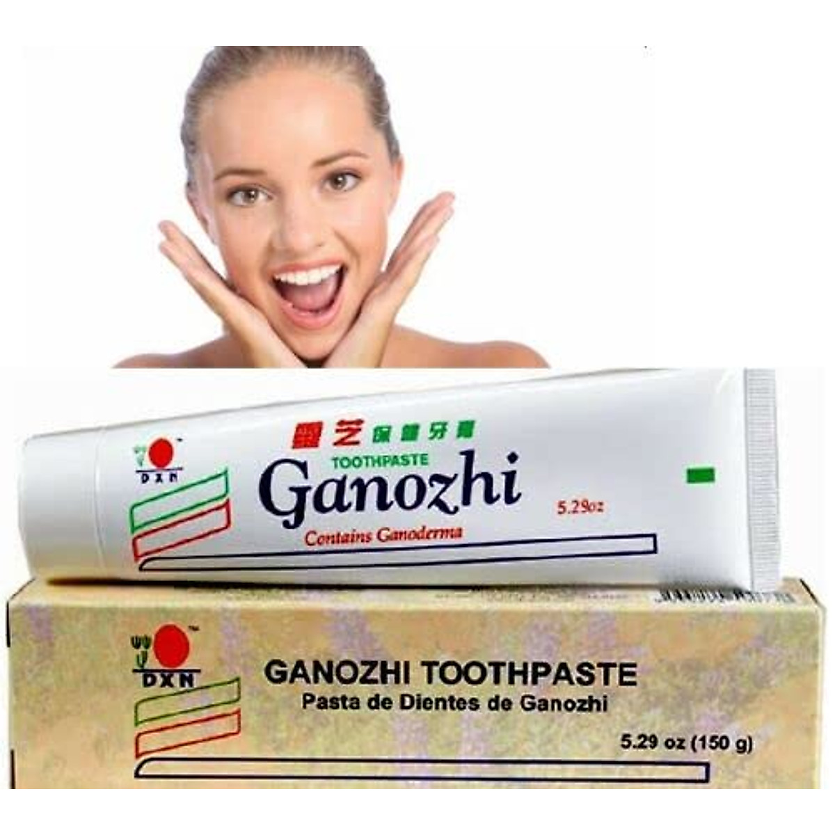 3 Boxes DXN Ganozhi Toothpaste Ganoderma 150g