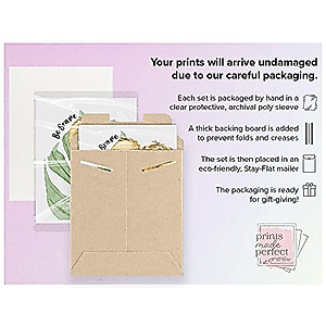 Baby Safari Animals Wall Art Prints - Nursery Decor - Set of 6-11x14 - Unframed - Watercolor