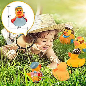 25 Pack Rubber Ducks in Bulk for Kids Bath Toys Assortment - Jeep Ducks for Ducking ,Toddlers Floater Duck Baby Showers Accessories- Party Favors, Birthday Gifts ,Bath Time