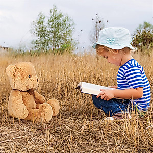 HyDren 2 Pack Plush Bear Stuffed Animals 18 Inch Cute Stuffed Bear Cuddly Bears Plush for Graduation Children's Day Birthday Baby Shower Party Favor Gifts