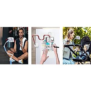 FlexxiCam | Universal Baby Monitor Holder with Strap | Flexible Baby Camera Mount Shelf | No Drilling | A Safer Monitor Stand for Your Baby