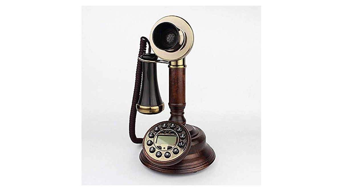 Retro Wooden Telephone - Ideal for Home & Office