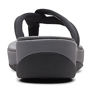 Clarks Women's Arla Kaylie Flip-Flop, Black, 5