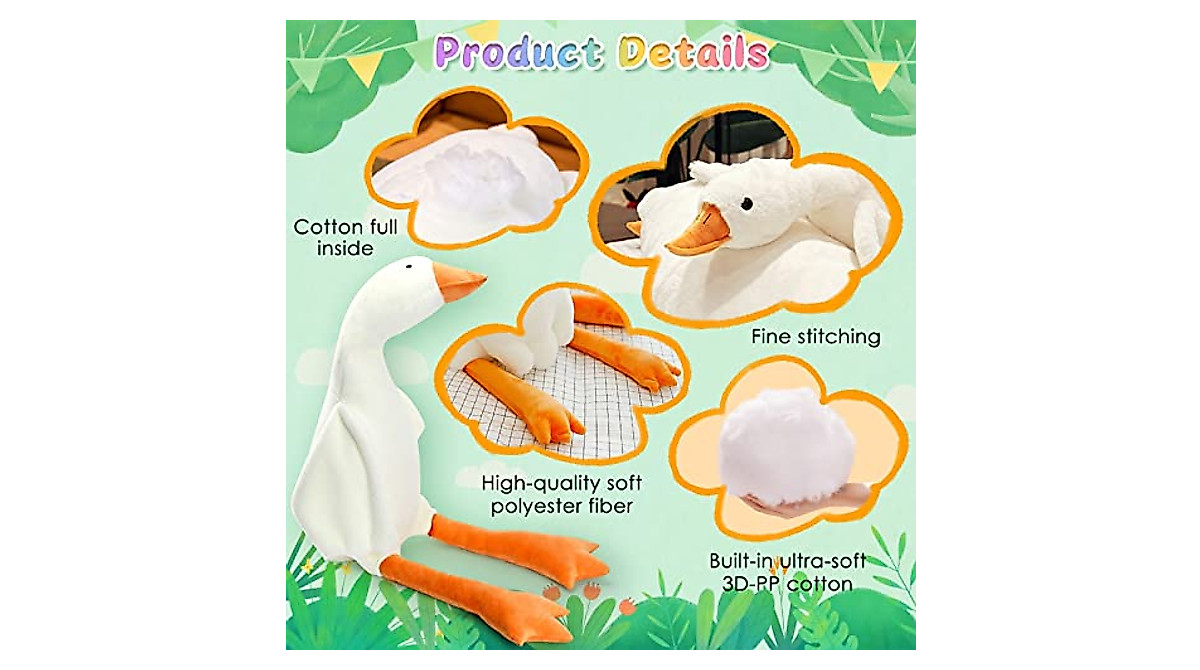 CottonStar 20 Inch Goose Plush Toy for Kids & Friends