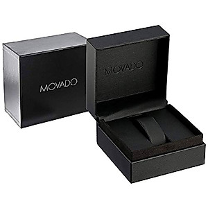 Movado Men's BOLD Thin Blue PVD Watch with a Flat Dot Sunray Dial, Blue (Model 3600403)