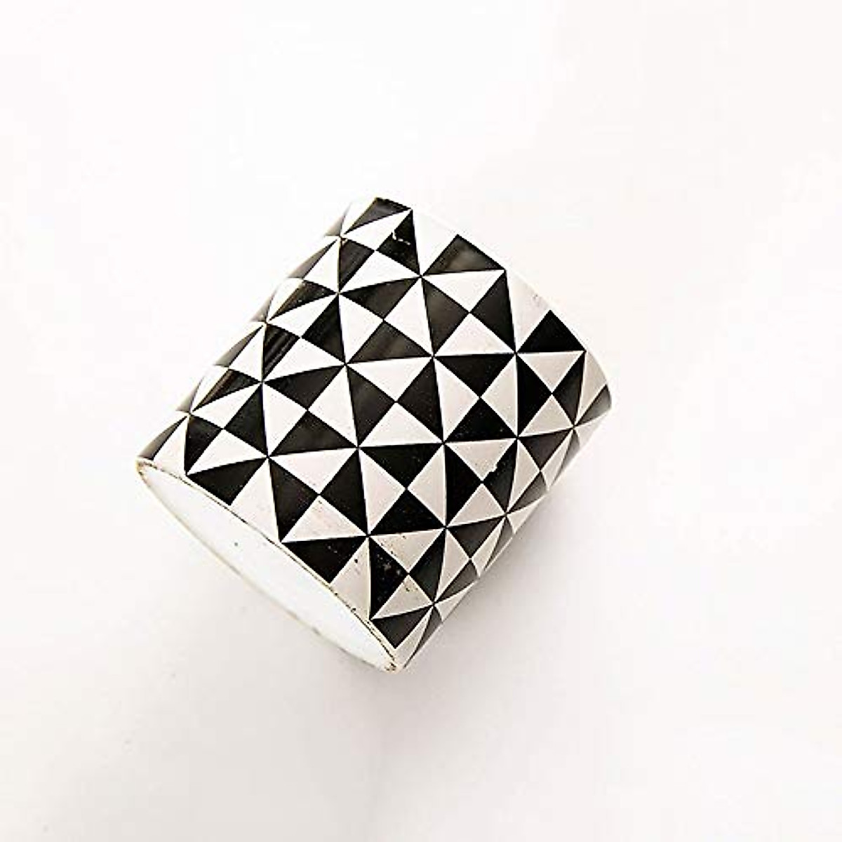 FURLOU Pottery Planter,Small Plant pots,Geometric Pattern Ceramic Succulent Small Ceramic Pot Ceramic Flower Green Plant Container Planter Classic Round Shape Planter Beautiful Scenery (Co Flower (Co