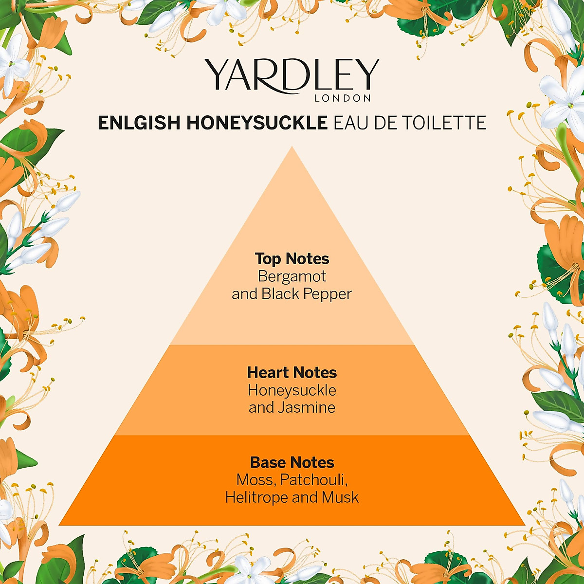 Yardley Of London Yardley English HONEYSUCKLE for Women Eau De Toilette Spray 4.2 OZ NIB