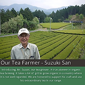 Ocha & Co. Organic Sencha - Loose Leaf Japanese Green Tea - High Grade Sencha Green Tea - Mild, Rich & Refreshing Premium Tea, 100g/3.5oz.