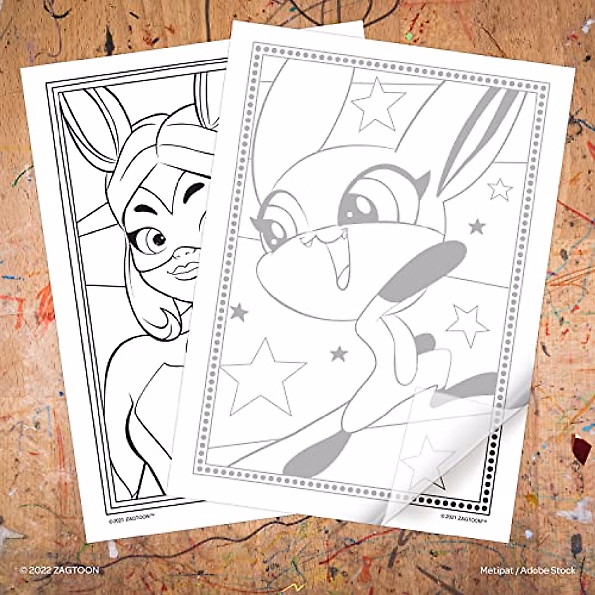 Bendon Miraculous: Tales of Ladybug and Cat Noir 48 Page Color & Trace Coloring Book 52562