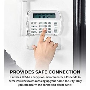 EyezOn Envisalink EVL-4EZR IP Security Interface Module for DSC and Honeywell (Ademco) Security Systems, Compatible with Alexa