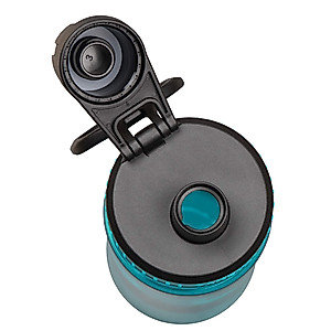 Takeya 24 oz Tritan Plastic Sport Water Bottle with Spout Lid, Premium Quality, BPA Free Food Grade Materials, Ocean