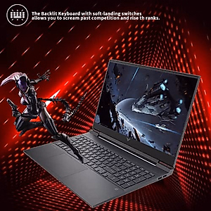 HP 2022 Victus 15.6" FHD Gaming Laptop, AMD Ryzen 7-5800H (Beats i7-10870H), 16GB RAM, 1TB PCIe SSD, NVIDIA GeForce RTX 3050 Ti, Backlit Keyboard, Win 11, Mica Silver, 32GB SnowBell USB Card