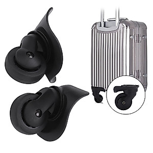 Samsonite Wheels Replacement, 2Pcs A53 Trolley Case Luggage Wheel Universal Travel Suitcase Caster Wheels Bearing Swivel Wheel