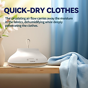 oplace Portable Clothes Dryer,Portable Dryer for Apartments Home Travel RVs,Compact Foldable Mini Electric Laundry Dryer Machine with Dryer Bag,for Light Clothes, Underwear, Baby Clothes