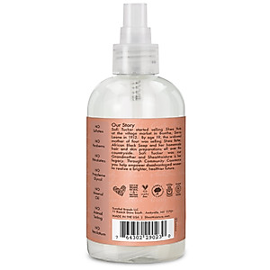 Sheamoisture Hold and Shine Moisture Mist for Thick, Curly Hair Coconut and Hibiscus for Frizz Control 8 oz