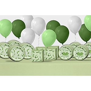 Birthday Galore Two Peas in a Pod Twins Baby Shower Party Tableware Set Includes Plates Napkins | Kit for 24