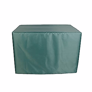 SCNSYL Garden Furniture Covers 24x24x24in, Waterproof, Windproof, Heavy Duty Rip Proof 420D Oxford Fabric Large Patio Set Cover, Outdoor Table Cover, Rectangular - Green.