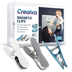 Chip Clips, 12 Pack, Bread Clips, Bag Clips, Magnetic Clips, Food Clips for Food Packages Chip Bag Clip, By Creaiva