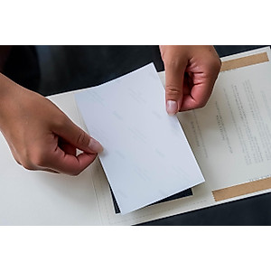 Photographer's Edge, Photo Insert Card, 10 Blank Cards and Envelopes, Birthday Cards For All Ages, for 4x6 Photos - Natural with Happy Birthday Border