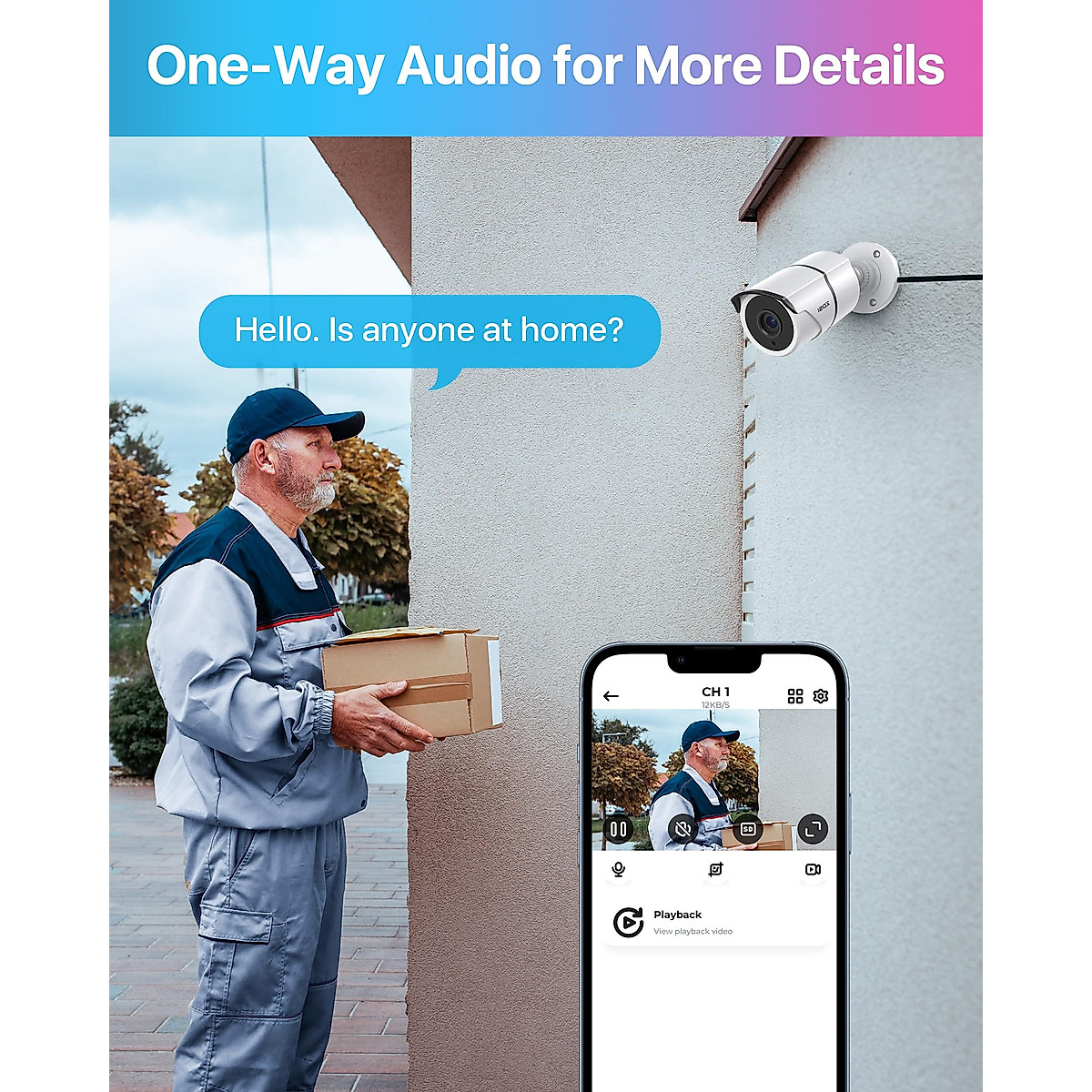 ZOSI 4PACK 1920TVL 1080P HD TVI Security Cameras 120ft Night Vision CCTV Cameras Home Security Day/Night Waterproof Camera for 720P,1080P,5MP,4K HD-TVI Analog DVR Systems