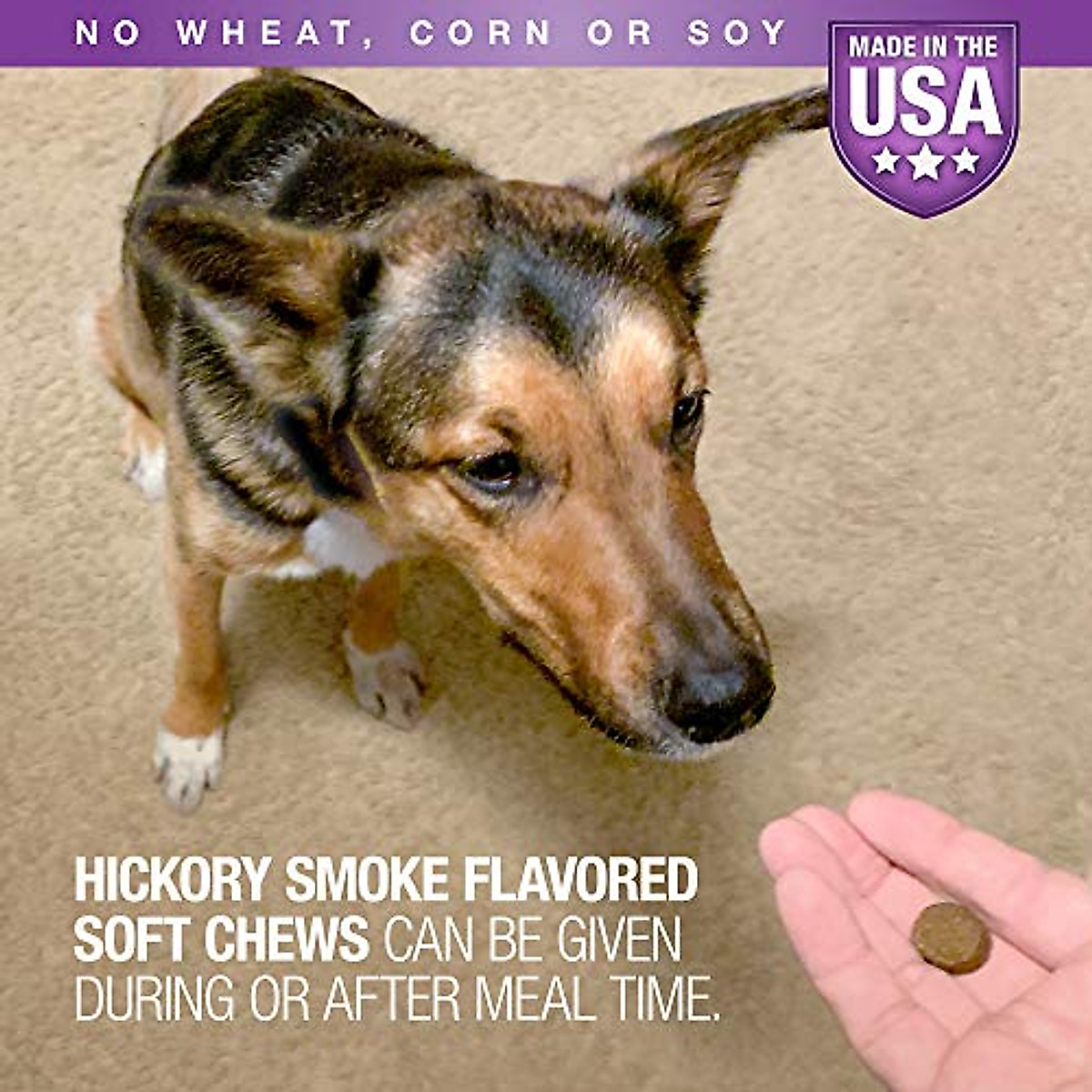 VetIQ Calming Support Supplement for Dogs, Anxiety Supplement Soft Chews,1 Count (Pack of 90)