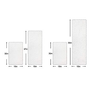 Anti Fatigue Kitchen Mat Set of 2 Non Slip Waterproof Thick Cushioned Kitchen Rug Sets with Runner Heavy Duty Comfort Standing Mats Kitchen Carpet Western Texas Star on Wooden Plank 18x30x18x59 Inch