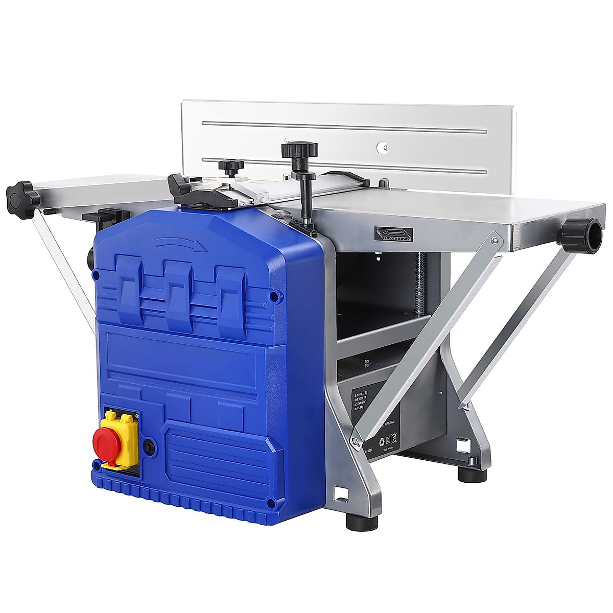 Power Benchtop Planer, 1250W Powerful Electric Planer Worktable Thickness Planer, 8000 RPM Wood Planer, Low Dust Work, Low Noise for Hard & Soft Wood Planing & Thicknessing Planers Woodworking