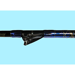 OKIAYA 80-130lb 5'6"Blueline Saltwater Fishing Rod Bent Butt Swivel Tip