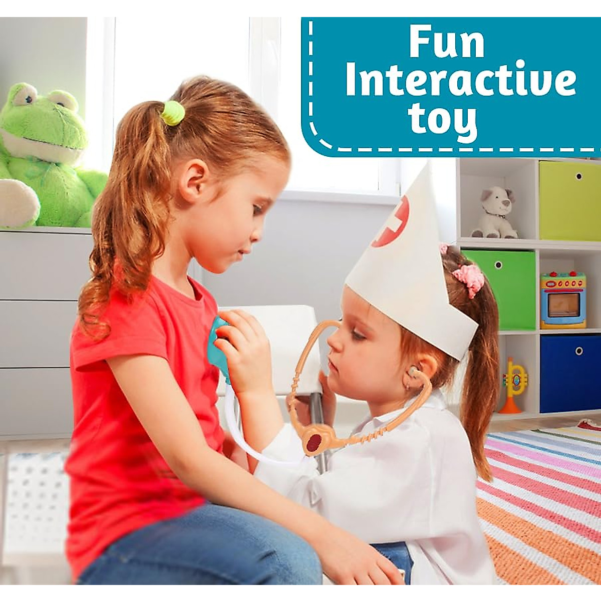 29 Pcs Doctor Kit for Kids 3-5, Toddler Pretend Play Toy Dentist Vet Medical Mobile Cart with Sound & Light Xray Stethoscope Dr Kit Playset Toys for Toddler Girls Gift Age 2 3 4 5 Years Old