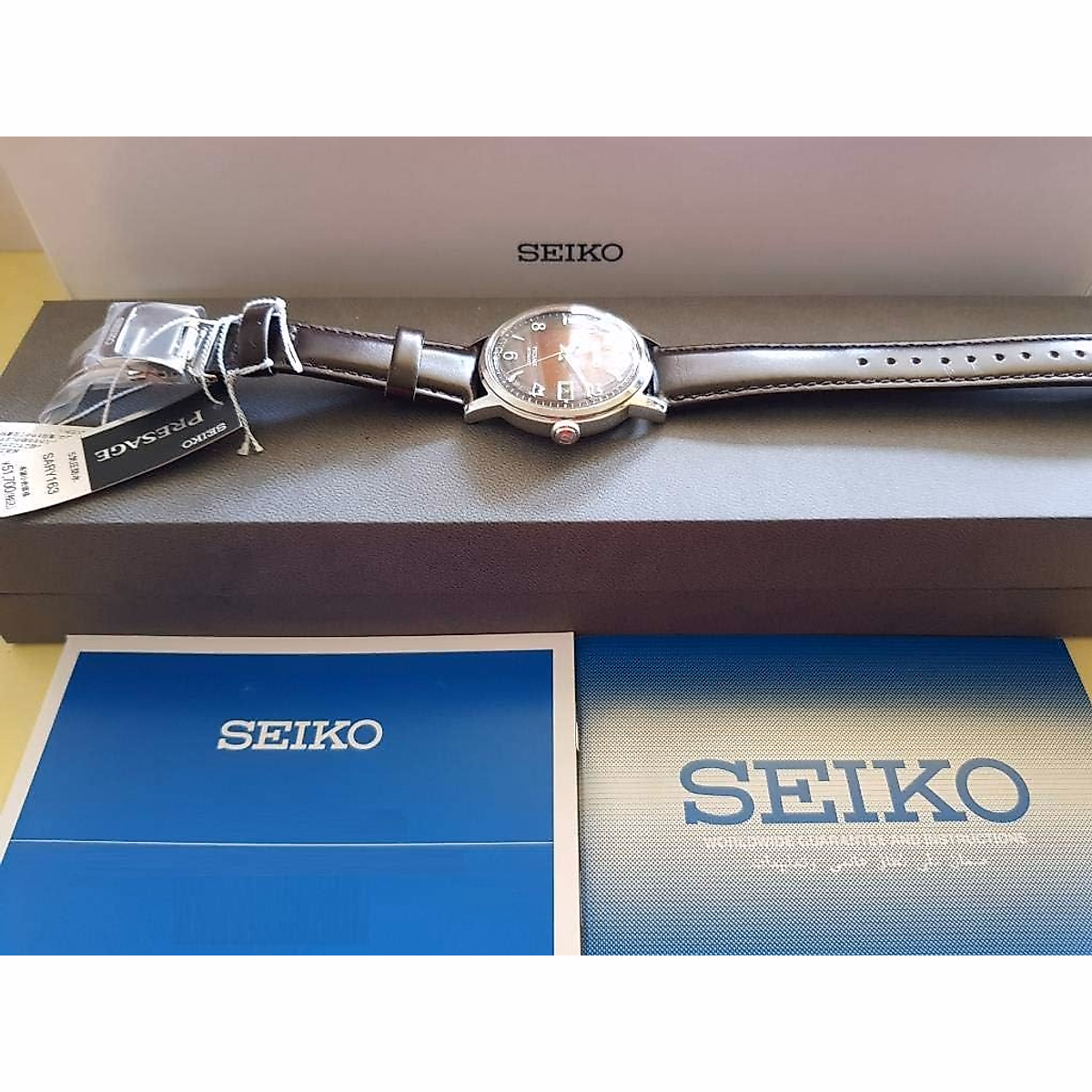 Seiko Presage Automatic Red Dial Men's Watch SRPE41J1