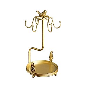 IEUDNS Coffee Cup Holder Cups Organizer Stand Mug Cup Holders Tea Cup Storage Rack for Restaurant Office Living Room Kitchen Counter, Gold