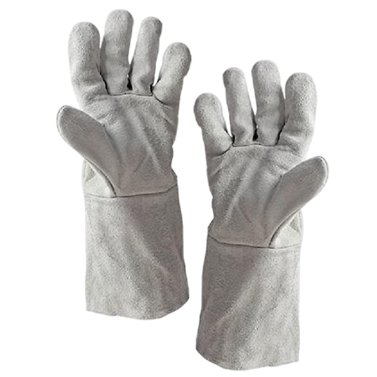 AMLESO Heavy Duty Welding Gloves Fireproof Welder High Temperature Resistant Gloves, 35.5x14.5cm