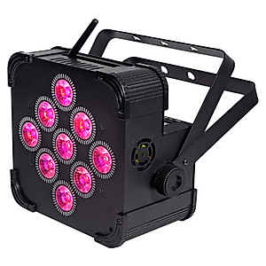(8) Rockville Best PAR 60 Rechargable Par Can Wash Lights wWireless DMX+RGBWA+UV