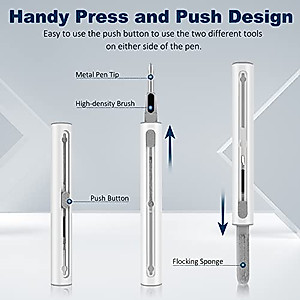 INNENS Cleaner Kit for AirPods Pro 1 2 3, Earbud Cleaning Kit, 3 in 1 Multi-Function Airpod Cleaning Pen with Soft Brush and Cleaning Putty for Earphones Case Phone Other Electronics Cleaning Tool