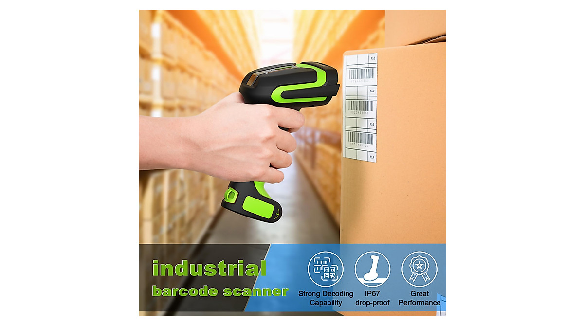 Alacrity 2D Wireless Scanner: 1968ft Range, Wireless Charging