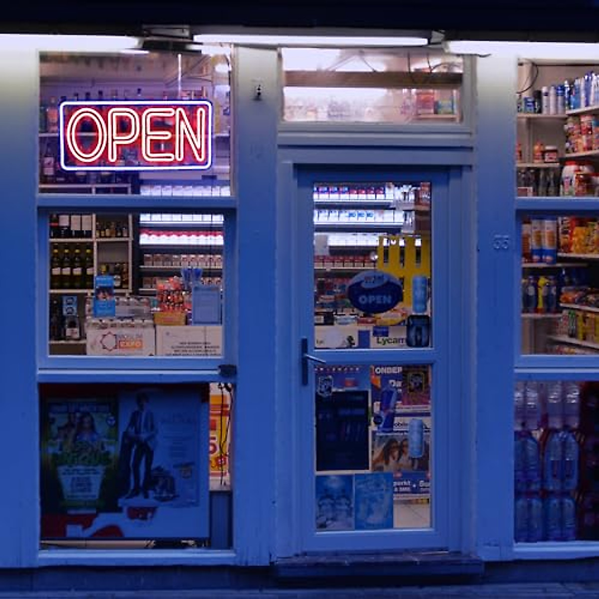 Open Neon Sign LED Light Up Sign USB Powered Switch for Shop Opening Ceremony Bar Club Store Restaurant Cafe Decoration Gifts