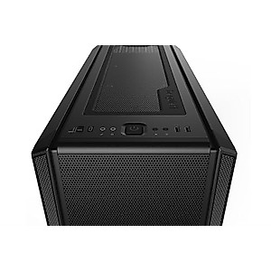 be quiet! Silent Base 802 Window ATX Midi Tower PC Case| 3 Pre-Installed Pure Wings 2 Fans | Sound Insulated | Tempered Glass Window | Black | BGW39