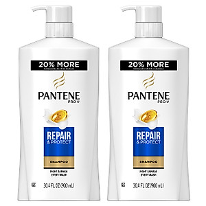 Pantene, Shampoo, Pro-V Repair and Protect for Damaged Hair, 30.4 fl oz, Twin Pack
