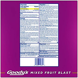 Goody's Extra Strength Headache Powder, Mixed Fruit Blast Flavor Dissolve Packs, 24 Individual Packets, 2 Pack